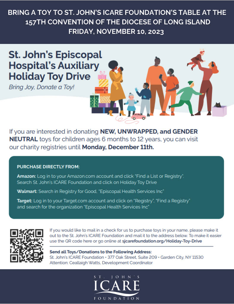 St. John's Hospital Auxiliary Holiday Toy Drive at Diocesan Convention ...