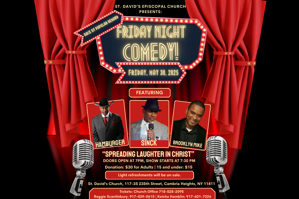 Friday Night Comedy | Episcopal Diocese of Long Island